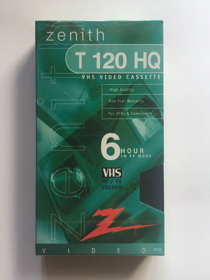 GetUSCart- Zenith T120 HQ Blank VHS Video Cassette Set of 4