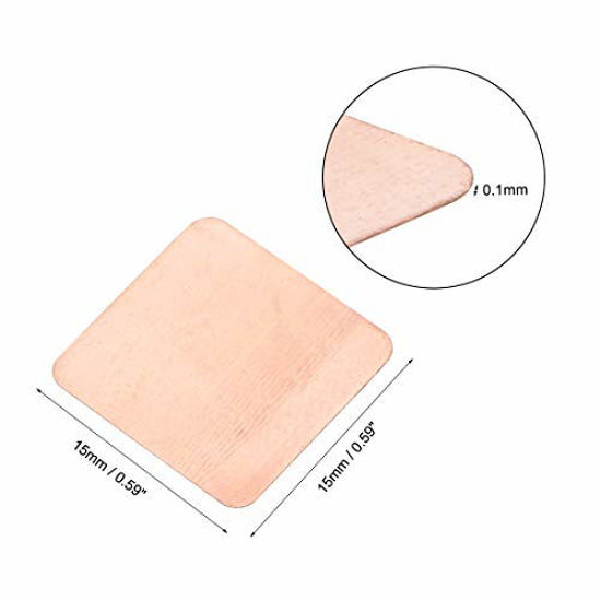 GetUSCart- uxcell Flat IC Chipset Thermal Copper Heatsink for CPU GPU ...