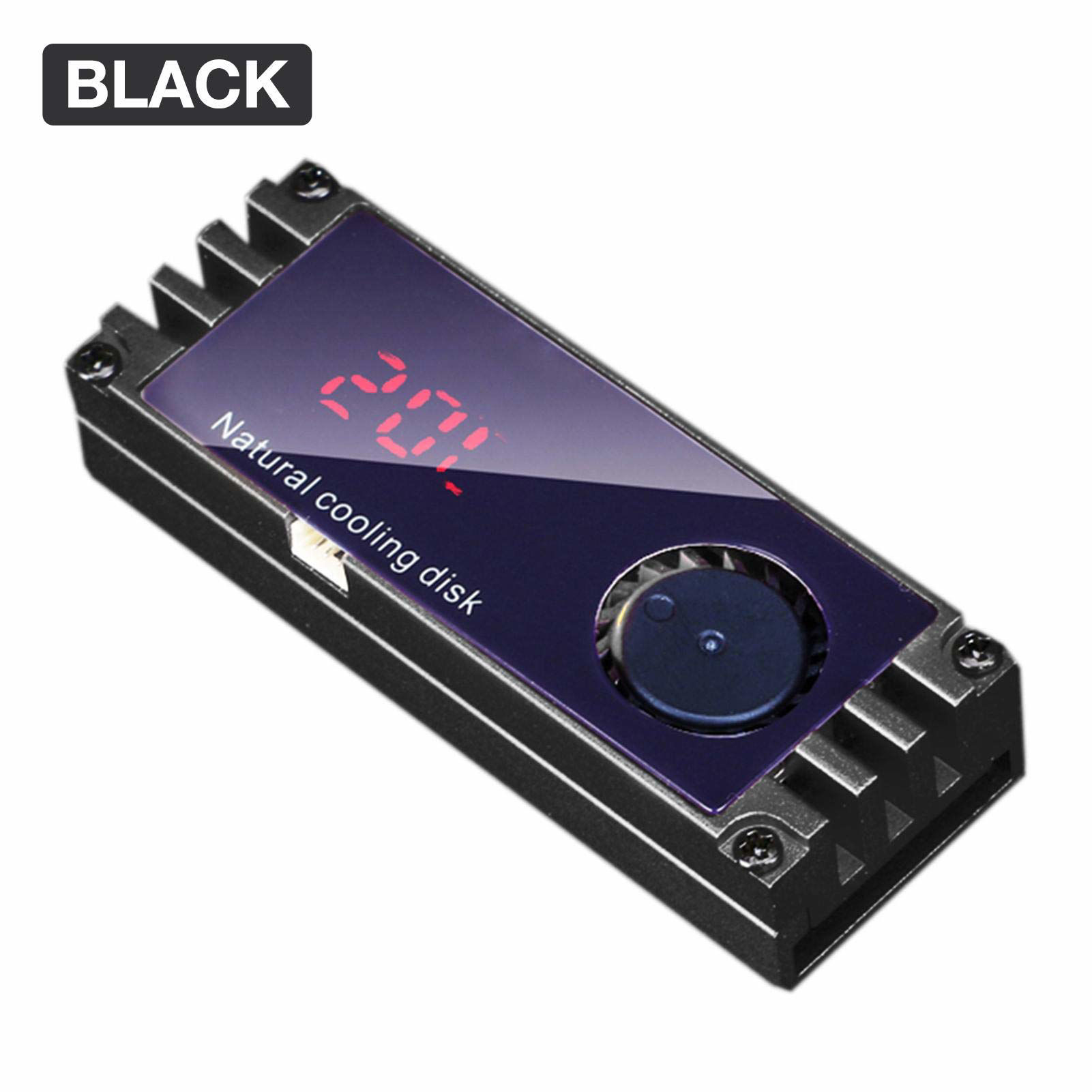 GetUSCart- Obobb Aio Cooler,SSD Cooling Fan OLED Screen Heat Sink for ...