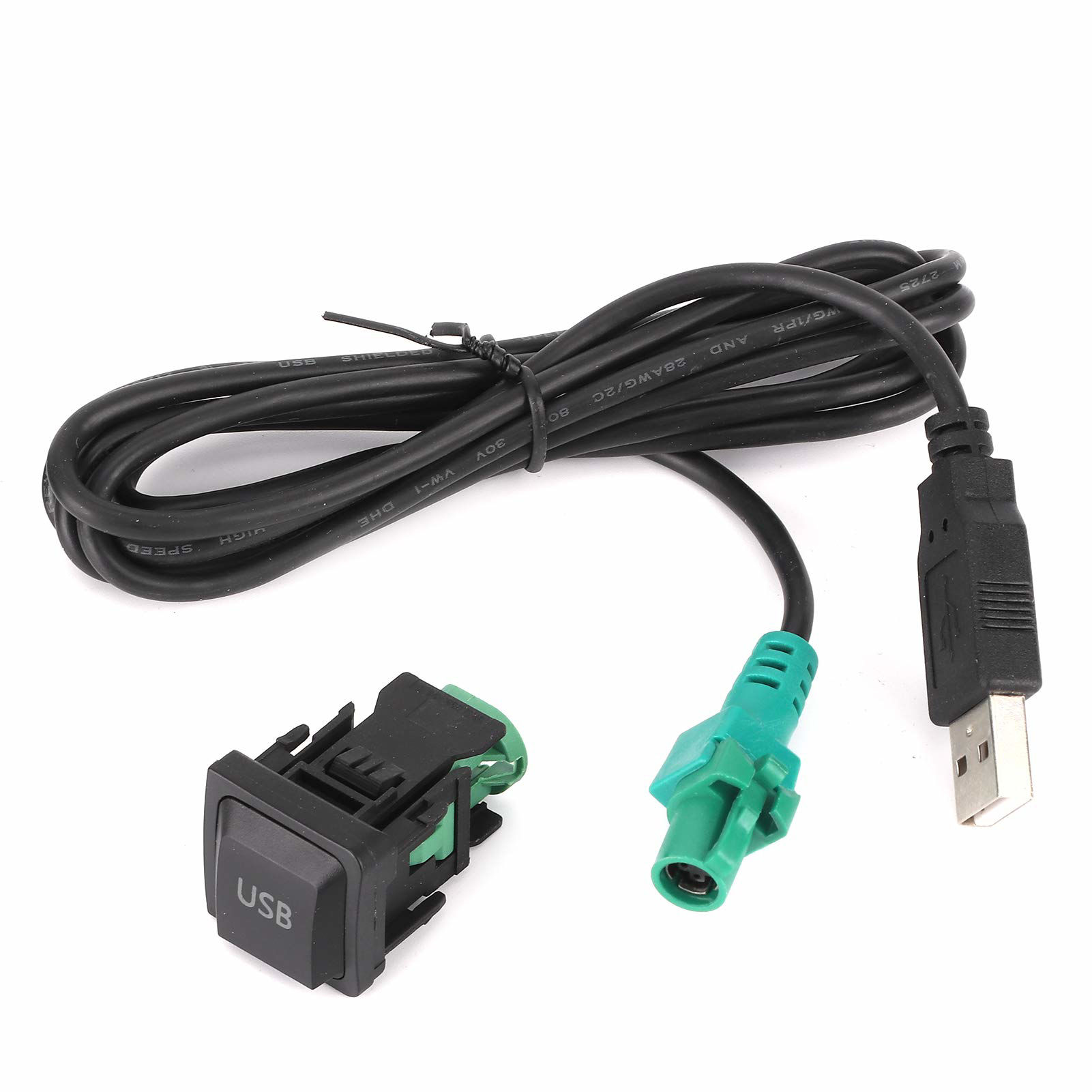 GetUSCart- Fydun Radio Adapter Cable, DC 12V Stereo USB Cable Adapter ...
