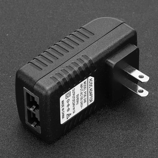 GetUSCart- Yinhing Power Adapter Plug POE Injector EU/US Optional POE ...
