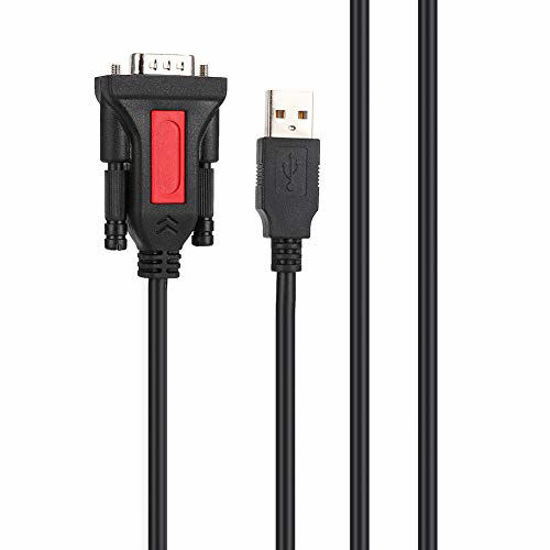 GetUSCart- ????? ?????? Printer Serial Cable, Durable USB to RS232 ...
