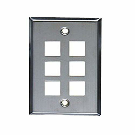 GetUSCart- Allen Tel Products ATBKF-VT-6 Single Gang, 6 Ports Versatap ...