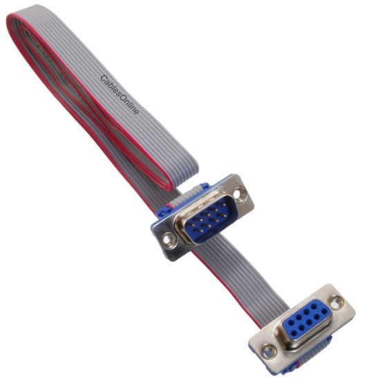 GetUSCart- CablesOnline, 24-inches DB9 Male to DB9 Female 9-Conductor 28awg Straight-Through ...