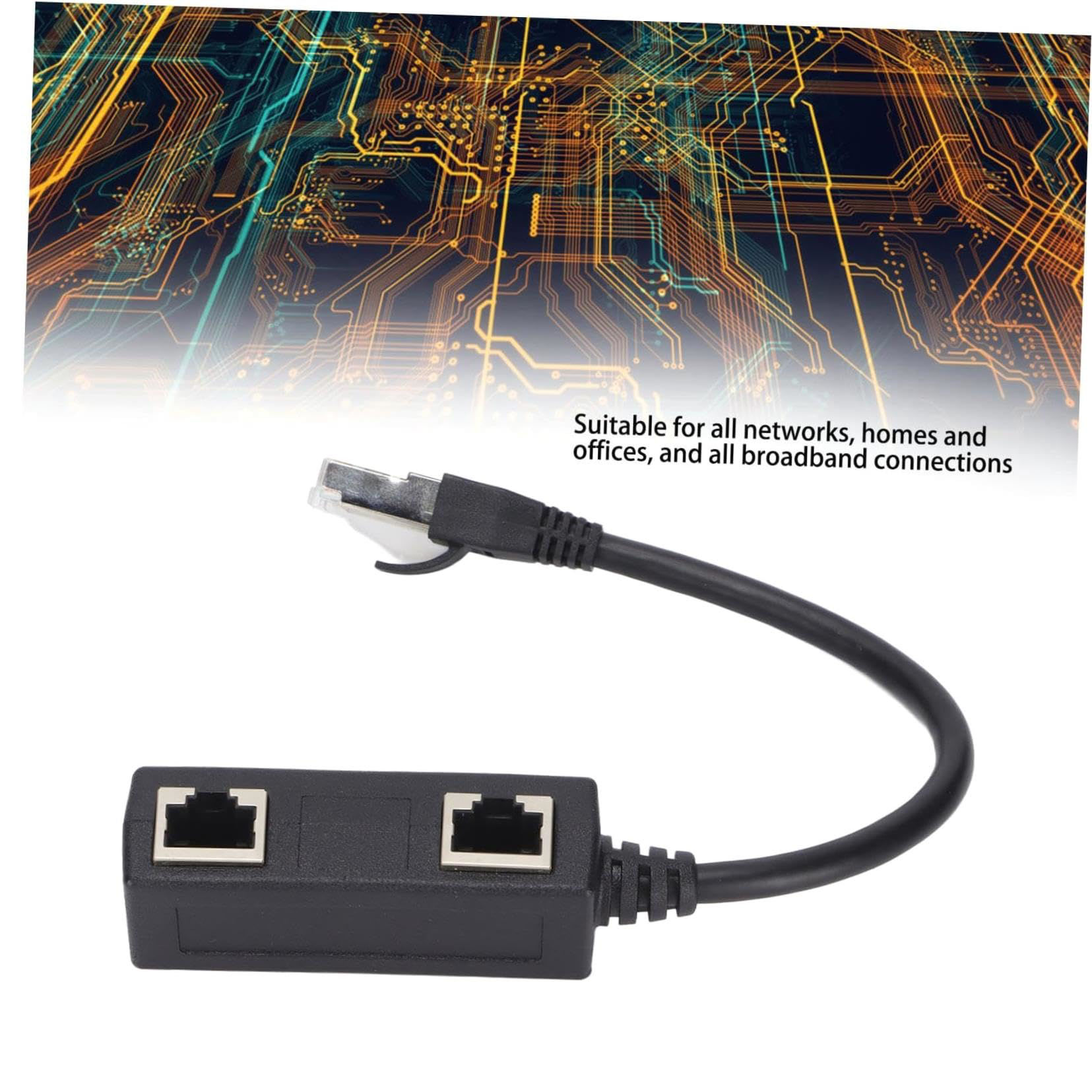 GetUSCart- Ethernet Splitter Adapter - RJ45 Splitter Connector for ...