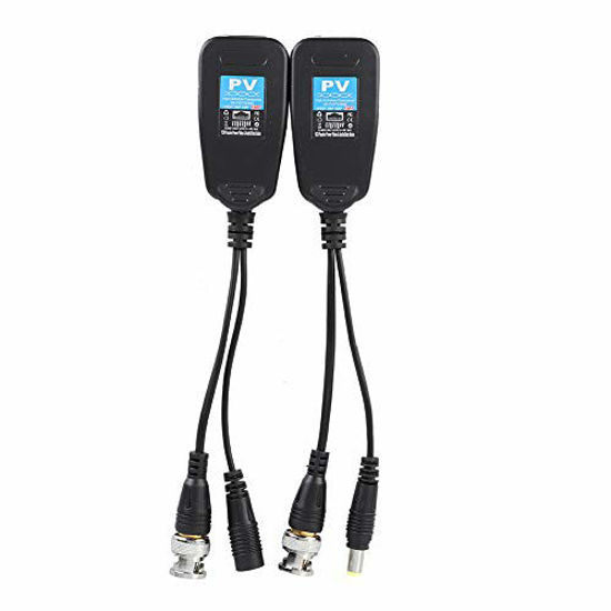 GetUSCart- HD Passive CCTV Coaxial BNC Video Balun Twisted Transceiver ...