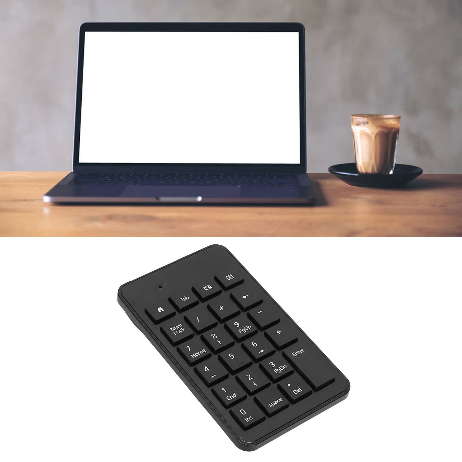 GetUSCart- Heayzoki Wired USB Numeric Keypad, 23 Full Size Keys & Ultra ...