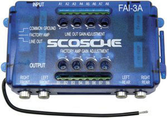 GetUSCart- Scosche FAI4 Speaker Level Converter Amplifier Interface
