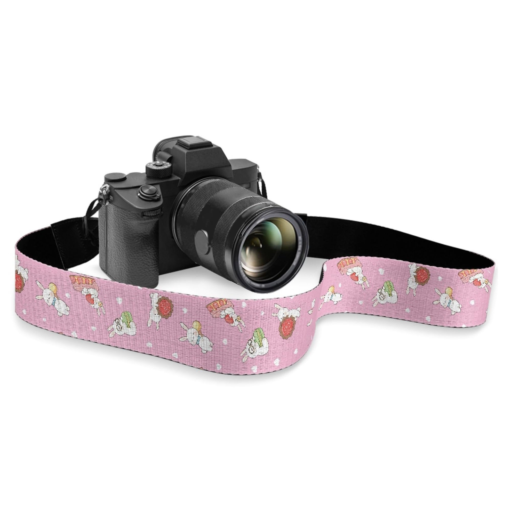 GetUSCart- Boatee Cute Rabbit Camera Strap Cross Body Camera Strap ...