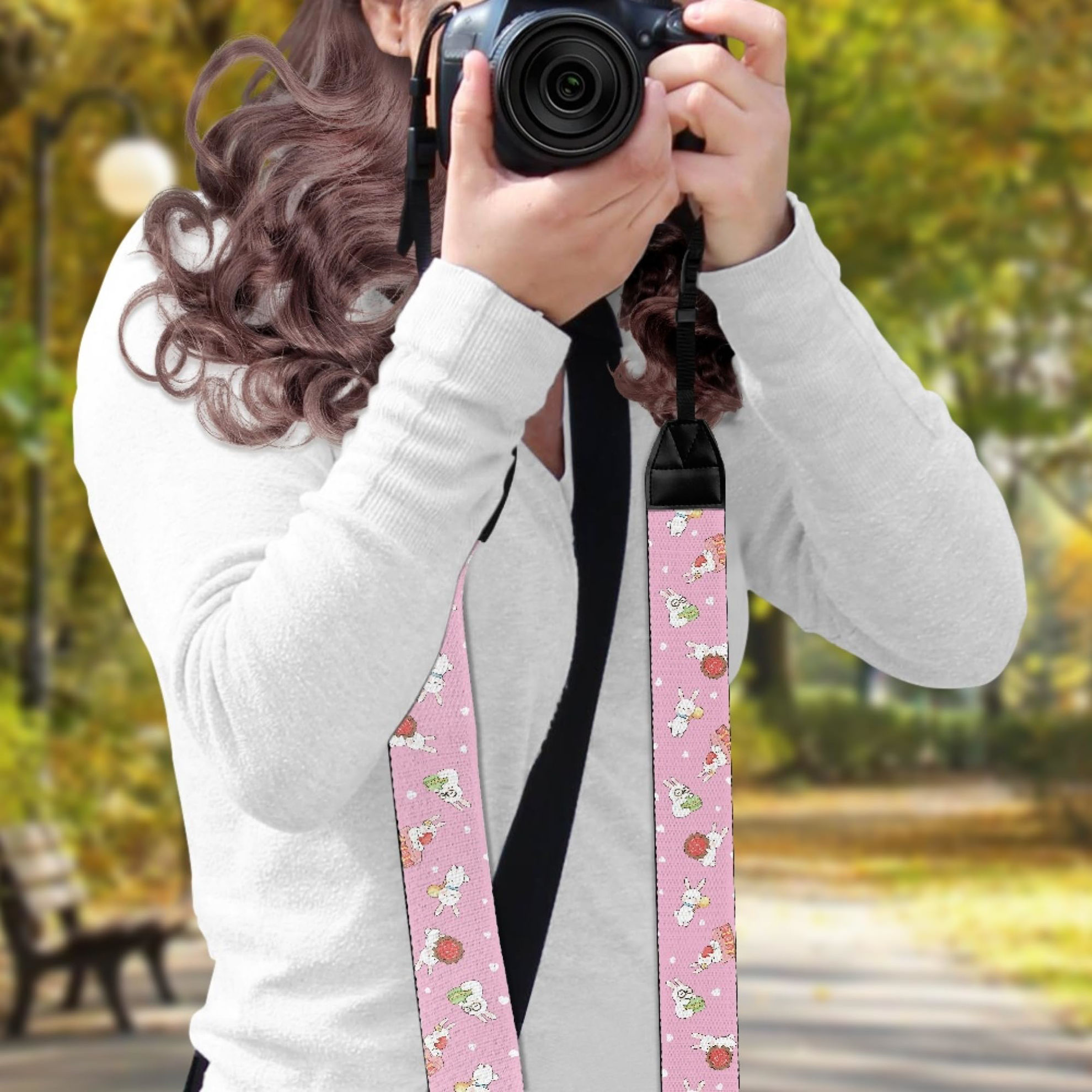 GetUSCart- Boatee Cute Rabbit Camera Strap Cross Body Camera Strap ...