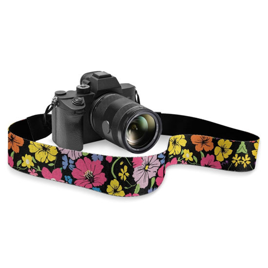 GetUSCart- Boatee Hippie Hibiscus Flower Camera Straps For ...