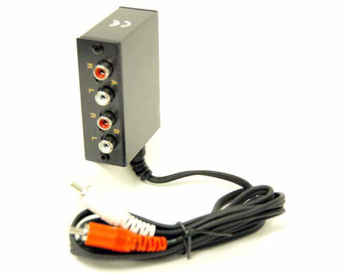 GetUSCart- SPECIALTY-AV 2 Input x 1 Out Stereo RCA Audio LR AB Source ...