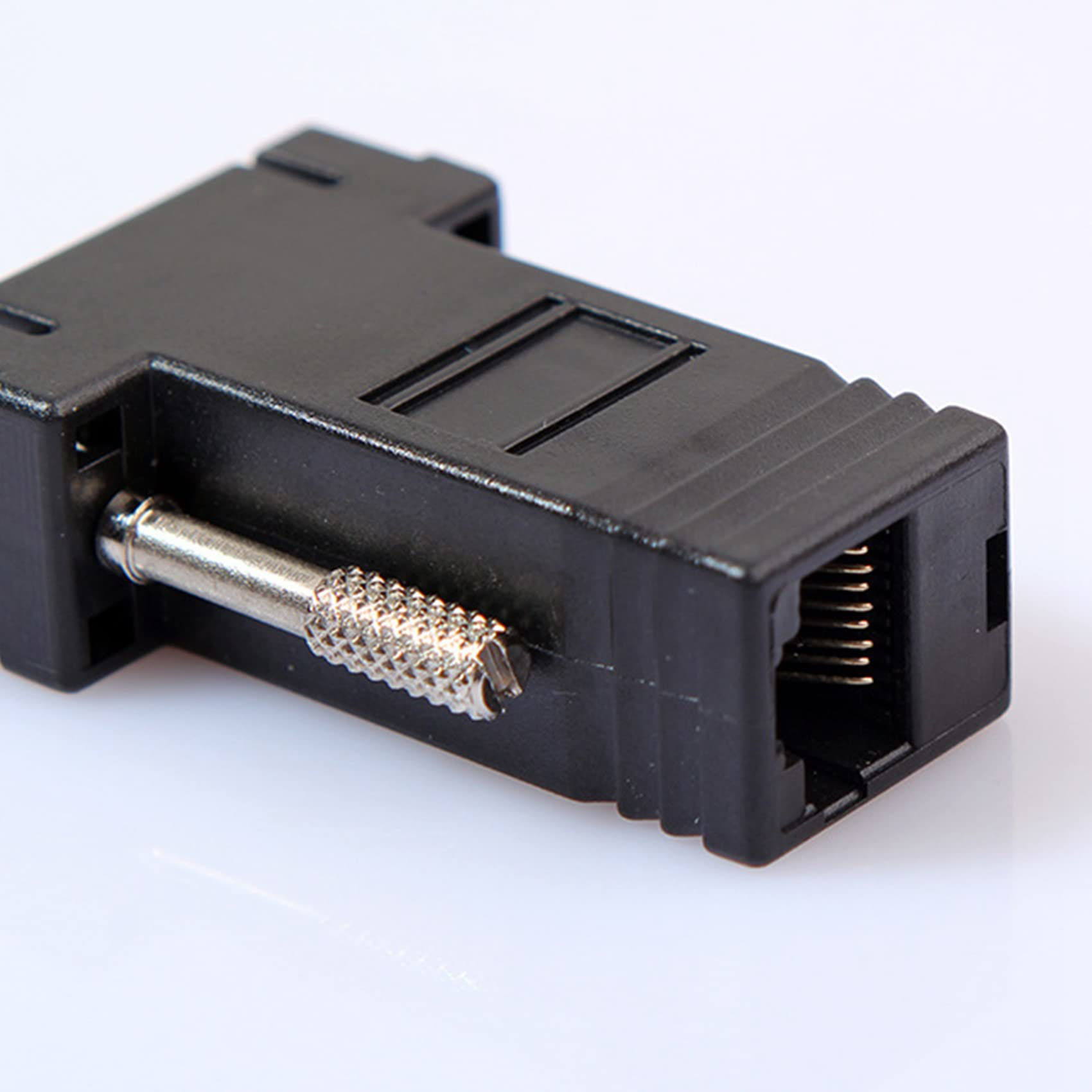 GetUSCart- Potadak 10Pcs RJ45 to VGA Extender Male to LAN CAT5 CAT6 ...