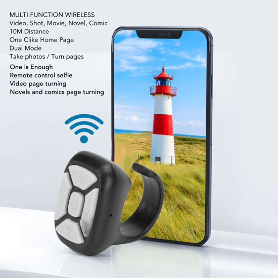 GetUSCart- Bluetooth Remote Control Page Turner, Phone Camera Video ...