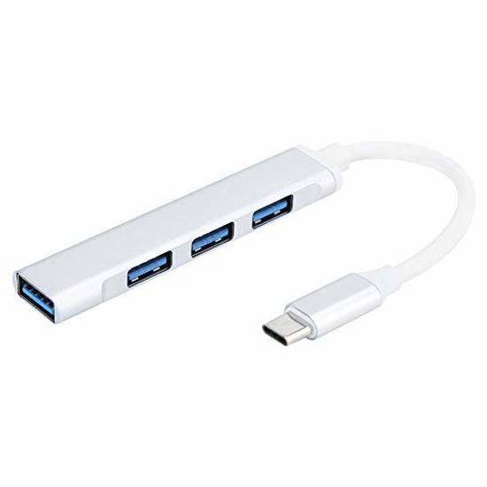 GetUSCart- Extender Dock Adapter Type-C to 4-Port USB 3.0 Hub Aluminum ...
