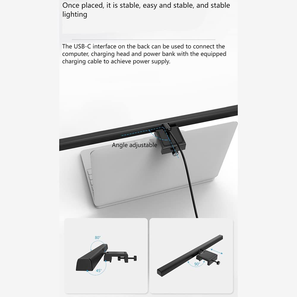 GetUSCart- PRIZOM Laptop Monitor Light Bar USB E- LED Work Light 3 ...