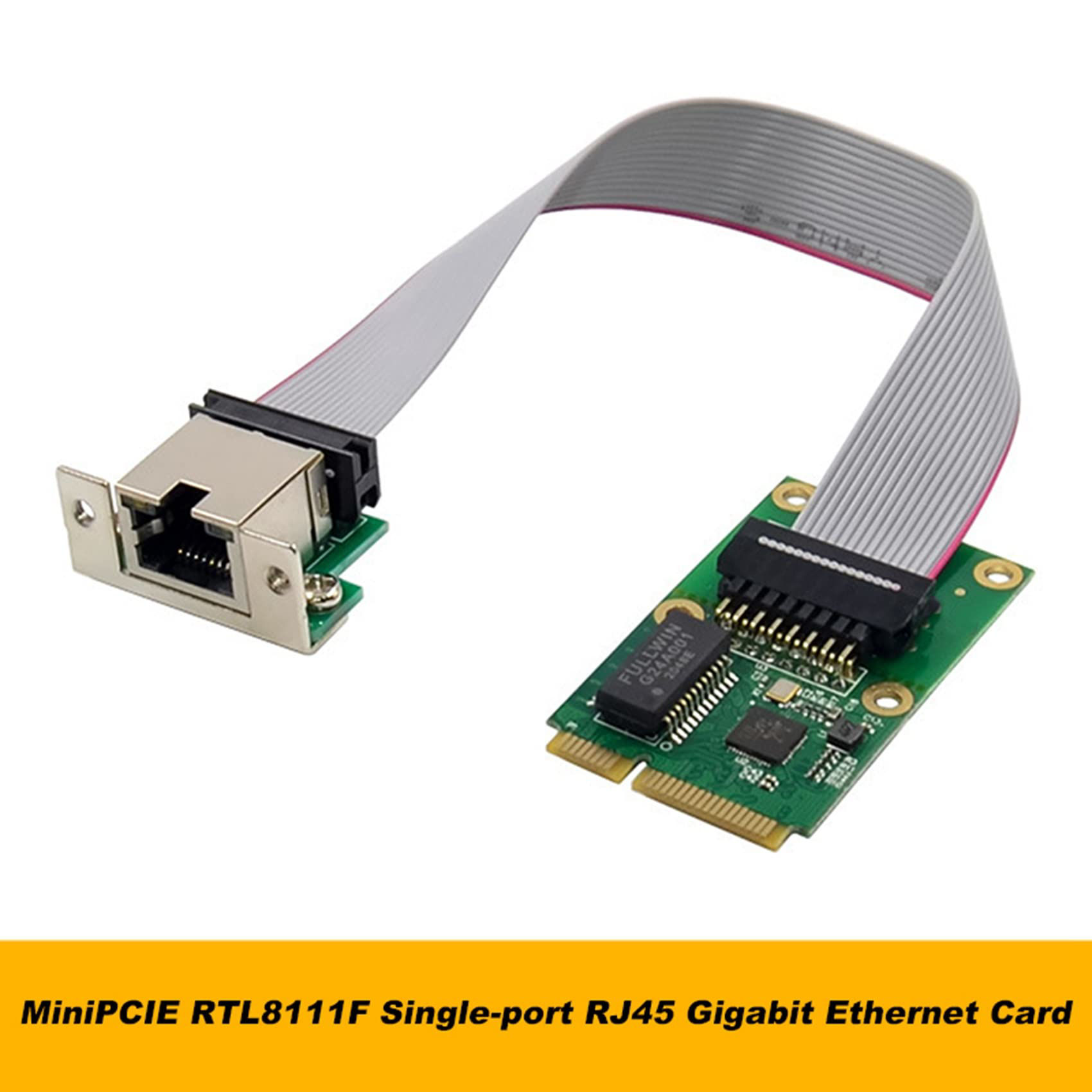 GetUSCart- RASe RTL8111F Mini PCIE Gigabit Network Card Single-Port ...