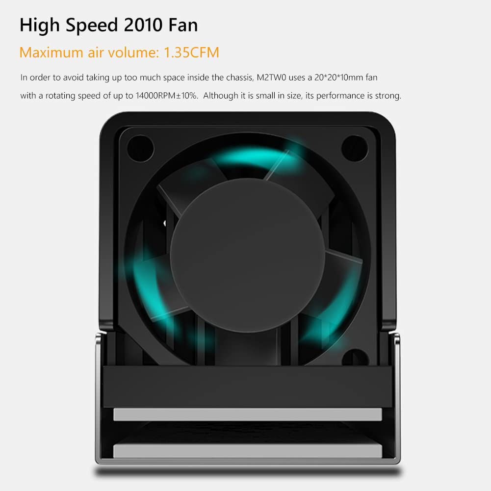 GetUSCart- M.2 SSD NVMe Heat Sink M2 2280 Solid State Disk Circulation ...