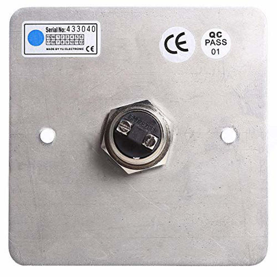 GetUSCart- UHPPOTE Stainless Steel Panel Door Release Out Unlock Exit Button Switch for Hollow Door