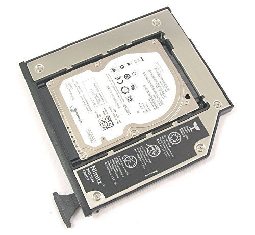 GetUSCart- Nimitz 2nd HDD SSD Hard Drive Caddy Adapter for Dell E6400 ...