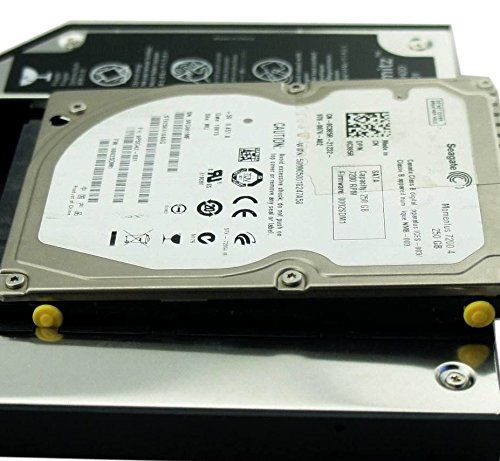 GetUSCart- Nimitz 2nd HDD SSD Hard Drive Caddy Adapter for Dell E6400 E6500 E6410 E6510 M2400 ...