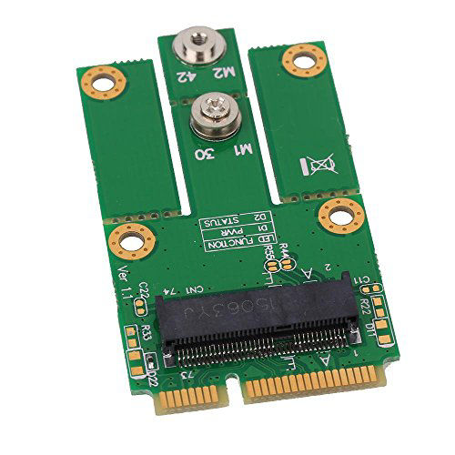 GetUSCart- Toptekits M.2 NGFF/Key E Card to mPCIe (PCIe+USB) Adapter ...