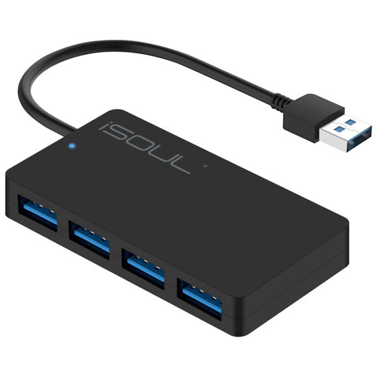 GetUSCart- USB 3.0 Hub, 4-Port USB Hub, USB Splitter, Ultra Slim Mini 0 ...
