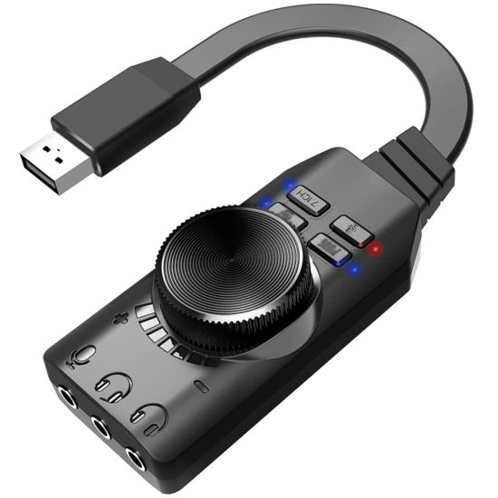 GetUSCart- Hbbgdiy USB External Computer Phone Sound Card Gs3 7.1 Game ...
