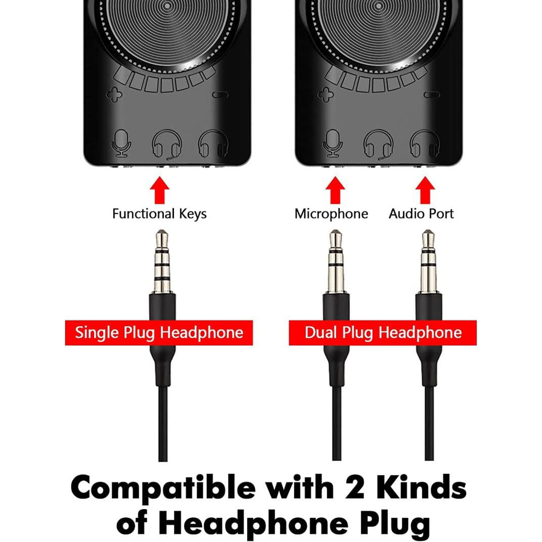 GetUSCart- Hbbgdiy USB External Computer Phone Sound Card Gs3 7.1 Game ...