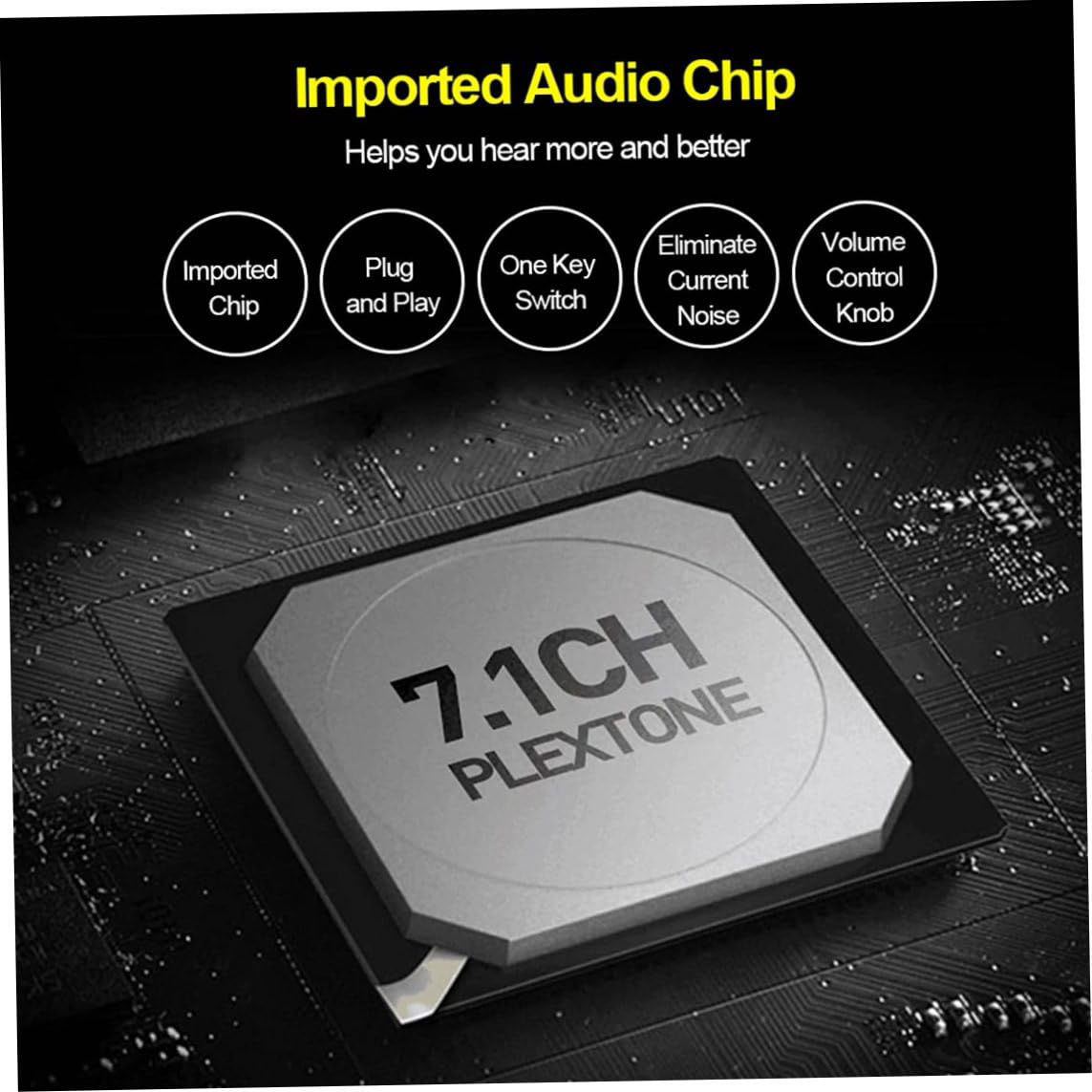 GetUSCart- Hbbgdiy USB External Computer Phone Sound Card Gs3 7.1 Game ...