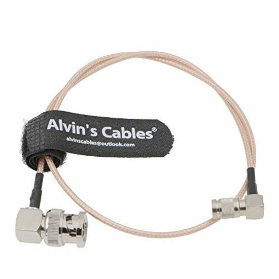GetUSCart- Alvin's Cables Blackmagic DIN 1.0 2.3 Mini BNC Right Angle to BNC Male Right Angle ...