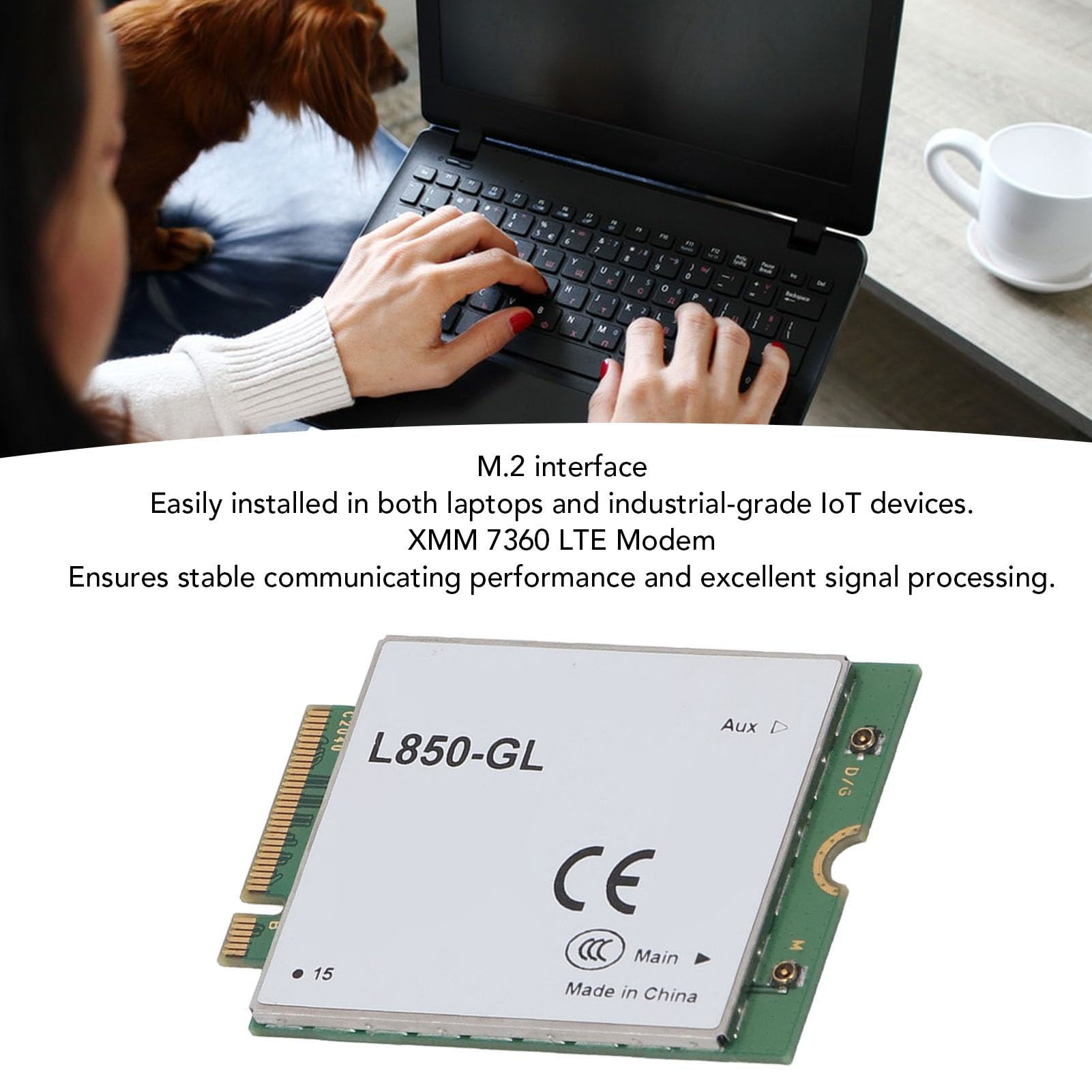 GetUSCart- Multi Band Network Card Module, 4G LTE Cat9 M.2 XMM 7360 LTE ...