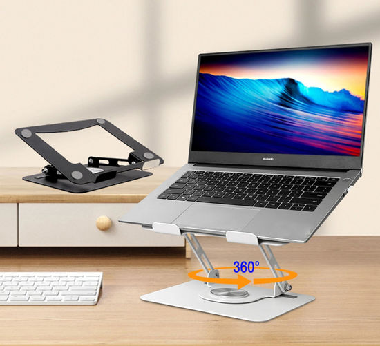 GetUSCart- Swivel Laptop Stand for Desk, Adjustable Laptop Stand for ...