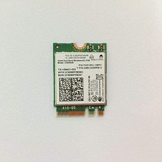 GetUSCart- Dual Band Wireless-AC 3160 NGFF M2 Use for Intel AC 3160NGW ...