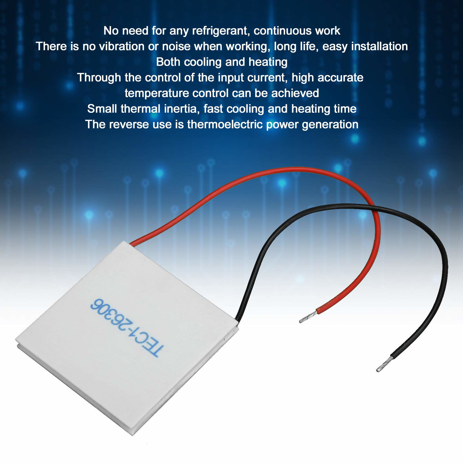 GetUSCart- Bindpo Thermoelectric Cooler Module, TEC126306 50 x 50mm ...