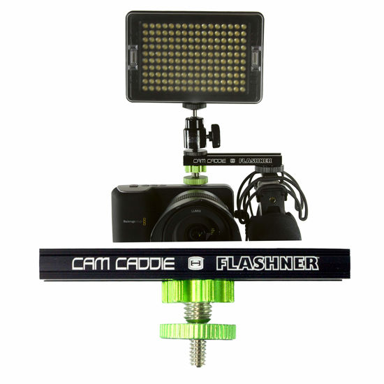 GetUSCart- 4 Inch Cold Shoe Extension Bracket - Dual Sided Camera Flash ...