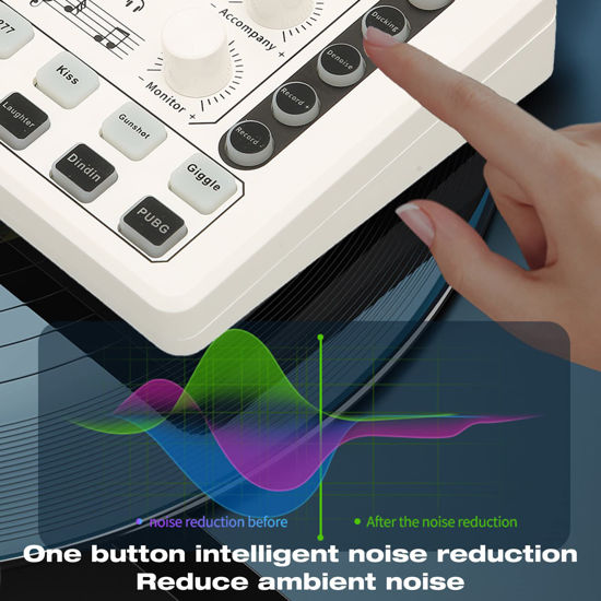 GetUSCart- Live Sound Card, Mini Sound Mixer Board for Live Streaming ...