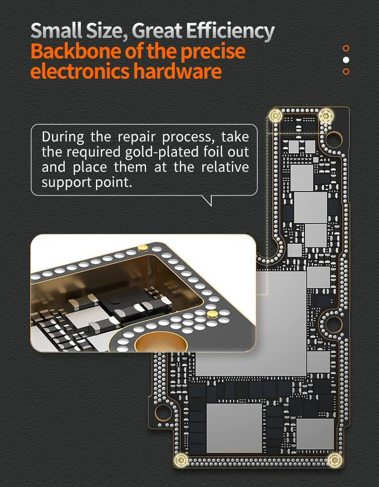 GetUSCart- fonefunshop Qianli iAtlas Gold PCB Resolder Pads for ...