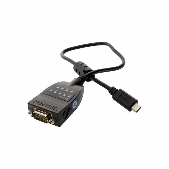 GetUSCart- Gearmo USB-C 2.0 to Serial RS-232 16 Inch Adapter w/LED ...