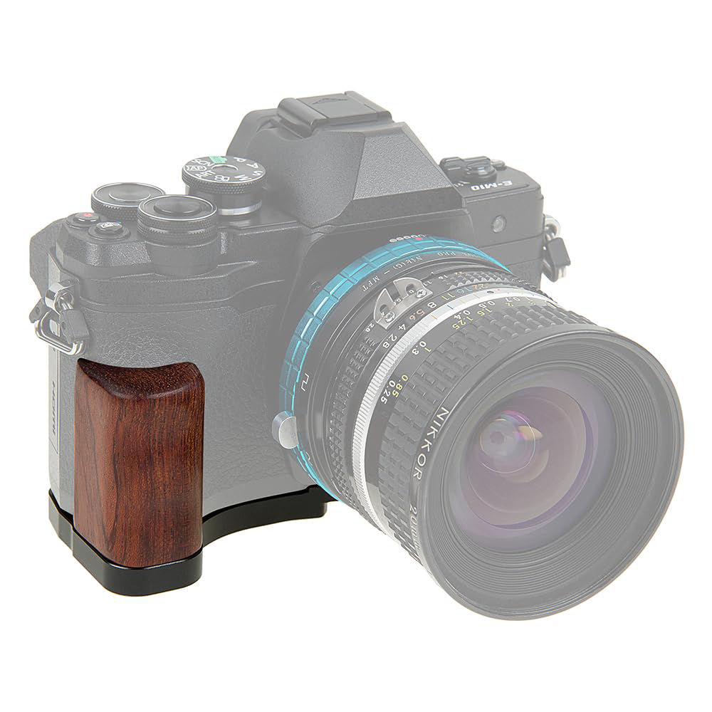 GetUSCart- Deluxe Metal Camera Hand Grip for Olympus OM-D E-M10 Mark IV ...