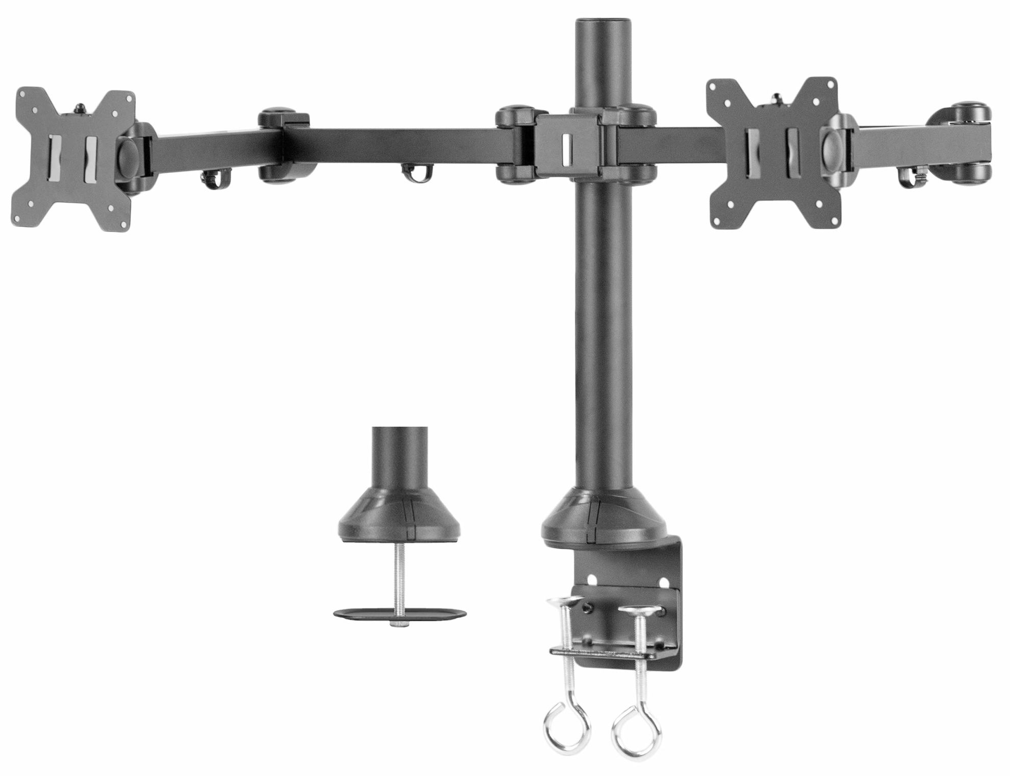 GetUSCart- VIVO Dual Computer Monitor Desk Mount, Fully Adjustable VESA ...