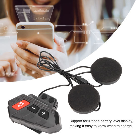 GetUSCart- Motorcycle Helmet Bluetooth Headset, Motorcycle Bluetooth ...