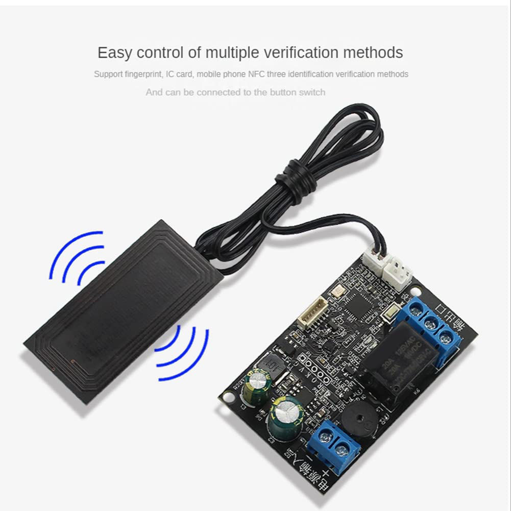 GetUSCart- Luejnbogty Mobile Phone NFC Control Board Fingerprint IC Card DIY Relay Module 13 ...