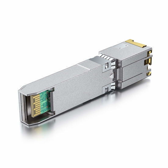 GetUSCart- 10Gb SFP+ RJ45 Transceiver, 10Gbase-T SFP+ Ethernet Copper Module, CAT.6a/7, 30m, for ...