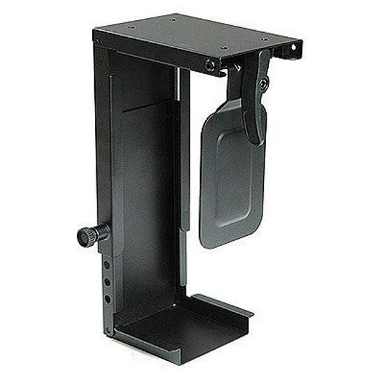 GetUSCart- Ziotek Under Desk Stationary Mini CPU Holder Computer Mount, CS-50, Fits Up to 4 Inch ...