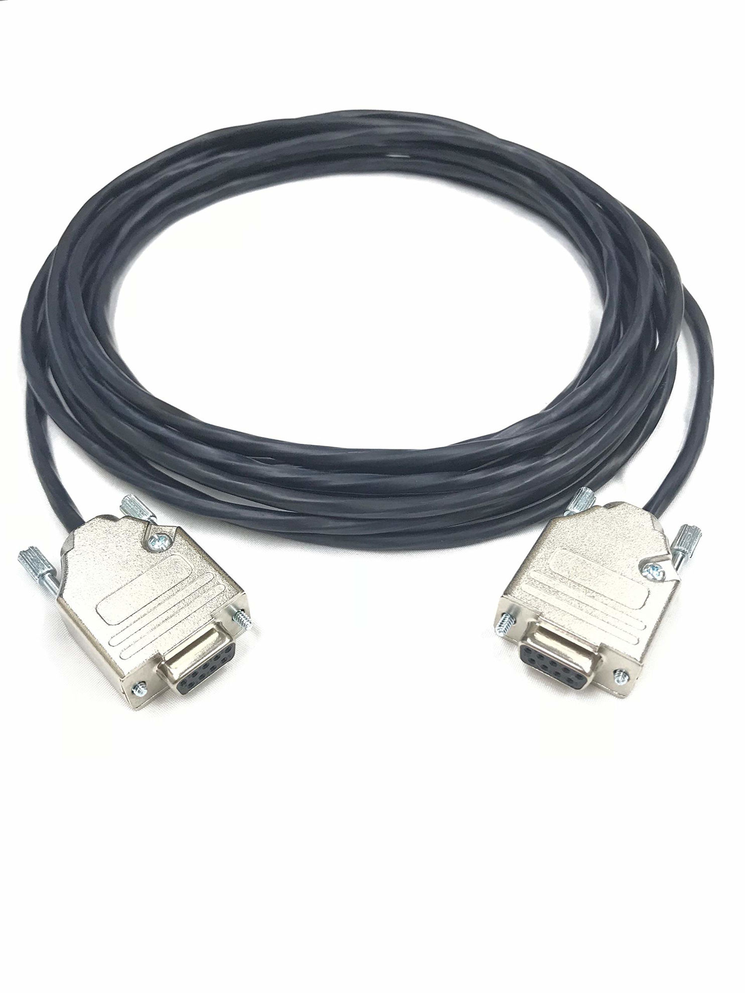 GetUSCart- 1 Foot DB9 Female to Female RS232 Plenum Serial Cable - 22 ...