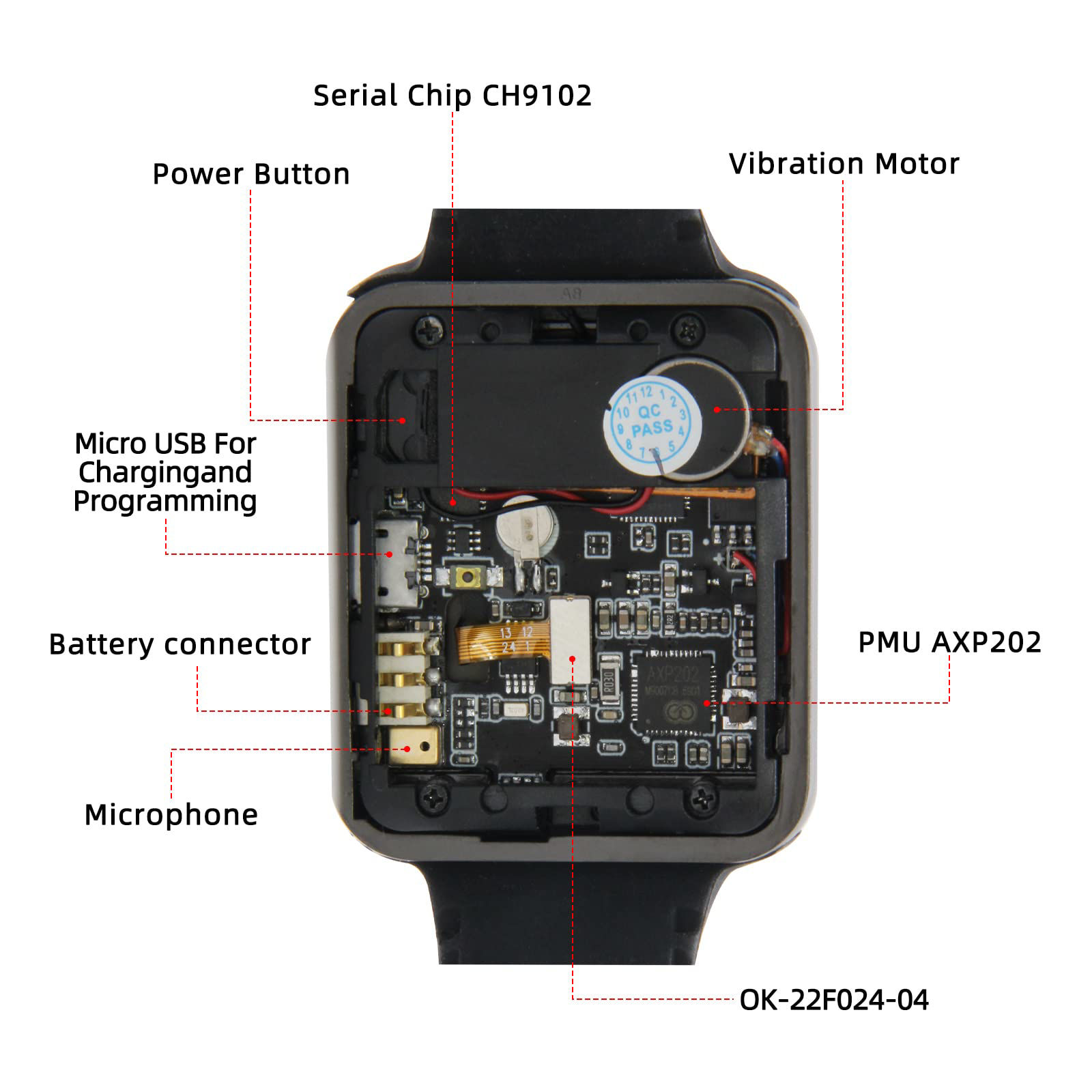 GetUSCart- LILYGO TTGO T-Watch 2020 V3 ESP32 Programmable Watch Touchable Dstike Deauther Watch ...