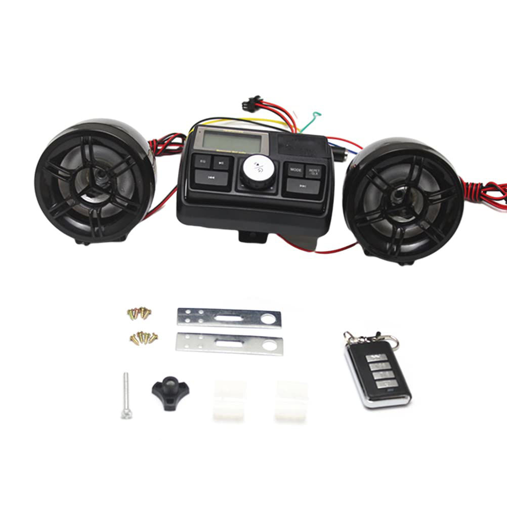 GetUSCart- Motorcycle MP3 Player, Motorcycle 3 Inch 12V Handlebar Audio ...