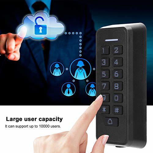 GetUSCart- Wireless WiFi Access Control Keypad, 13.56MHz RFID IC Card Reader, Password Access ...