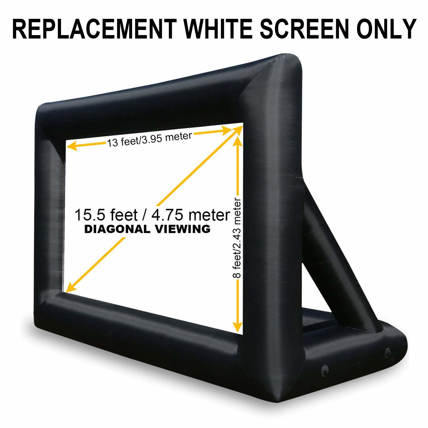 GetUSCart- Replacement White Screen for KHOMO GEAR 20ft Inflatable ...